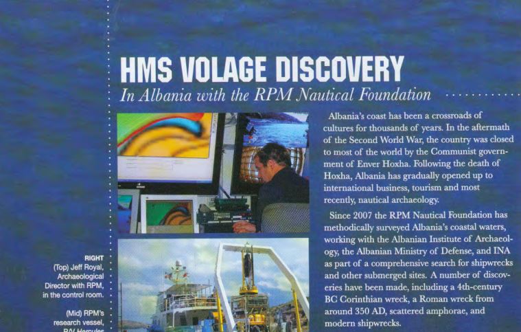 HMS Volage Discovery - RPM Nautical Foundation